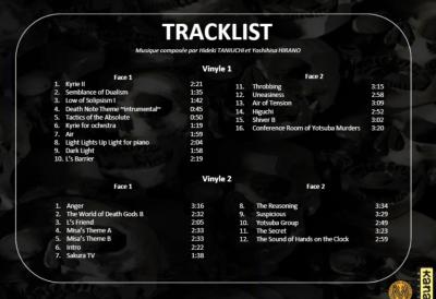 Disque Vinyle Death Note Original Soundtrack Volume 2 | MICROIDS RECORDS