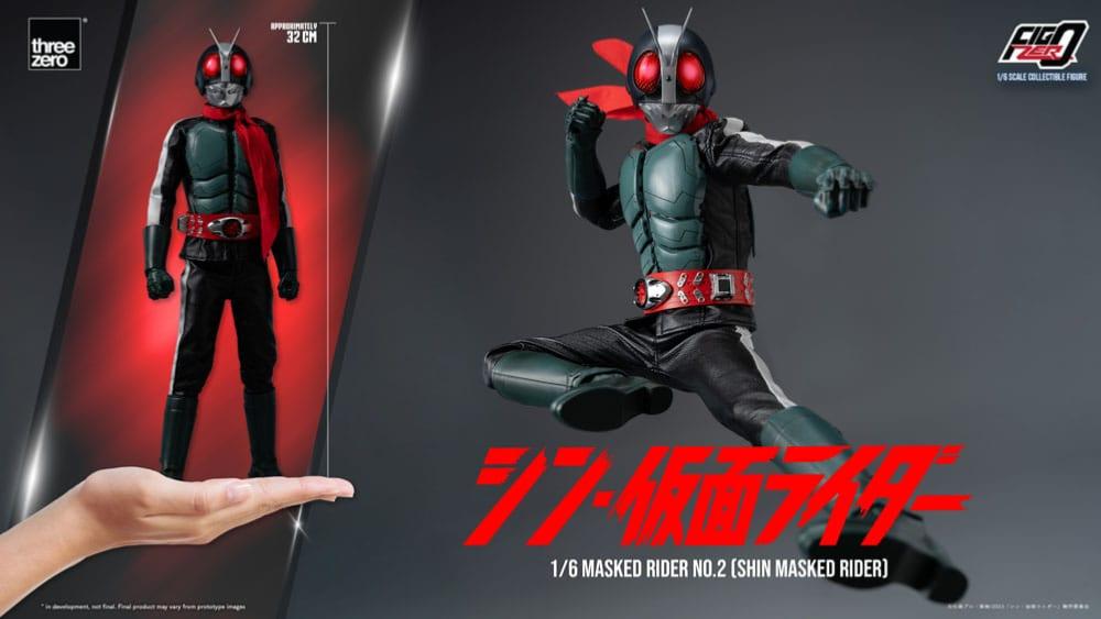Kamen Rider figurine FigZero 1/6 Shin Masked Rider No. 2 32 cm| THREEZERO