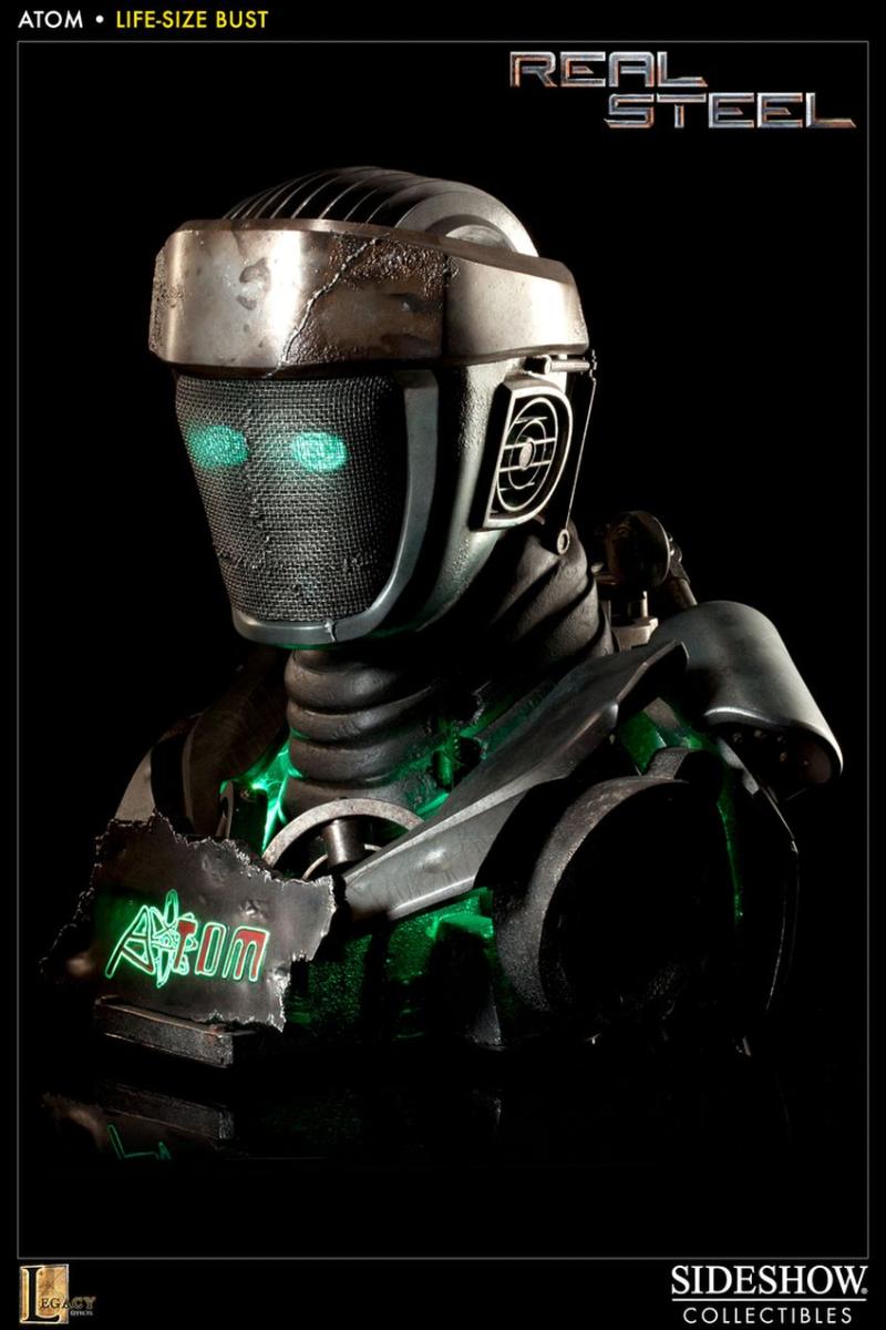 Kyõdaï & Aniki - Atom Real Steel, Life Size Buste Sideshow
