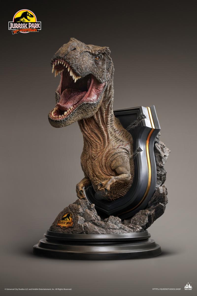 T-REX 1/3 BUST Jurassic World Dominion | Queen Studios