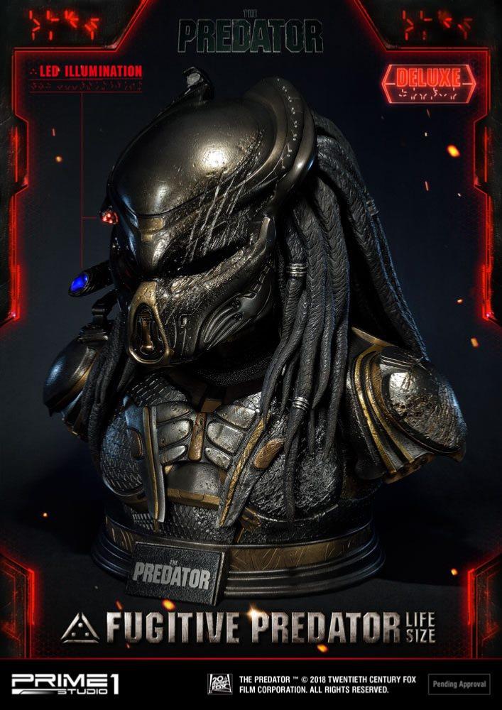 Predator 2018 buste 1/1 Fugitive Predator Deluxe Ver. 76 cm