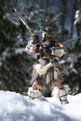 The Elder Scrolls V Skyrim figurine 1/6 Dragonborn Deluxe Edition 32 cm ...